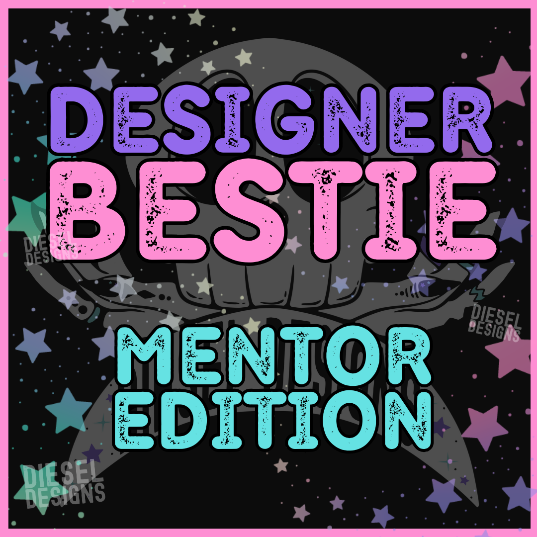 Designer Bestie: Mentorship Edition (1:1 Coaching for Procreate, AI, a – Diesel Designs
