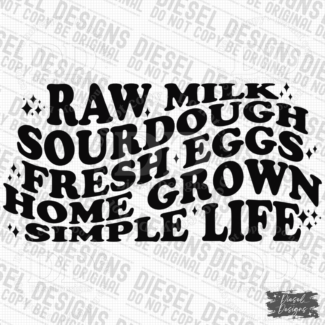Simple Life PNG | 300 DPI | Transparent PNG | Digital File Only ...