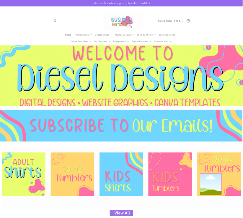 Back to the 90's | Website Kits | Editable graphics included – Diesel ...