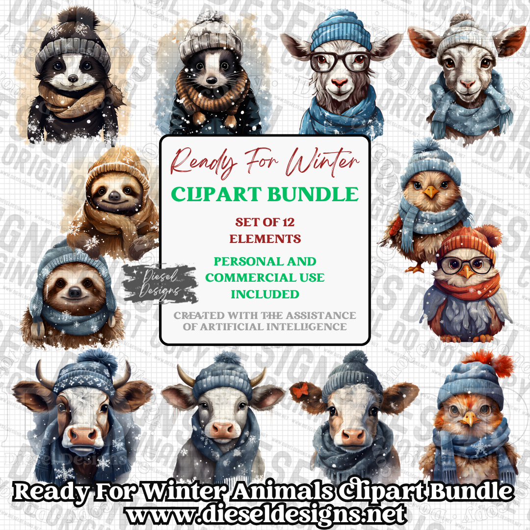 Ready For Winter Clipart & Elements | 300 DPI | Transparent PNG | Clip ...