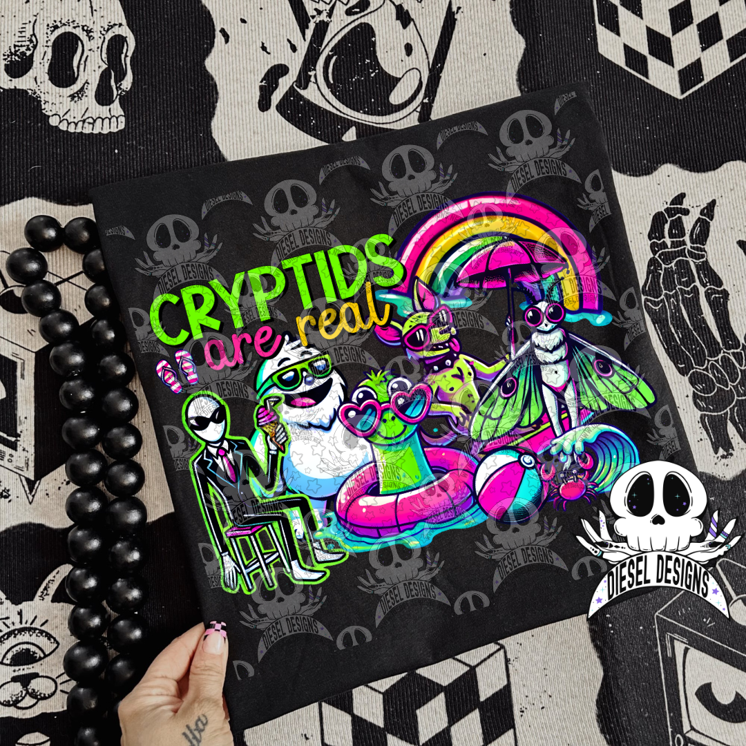 Cryptids Are Real Name PNG | 300 DPI | Transparent PNG | Digital File ...