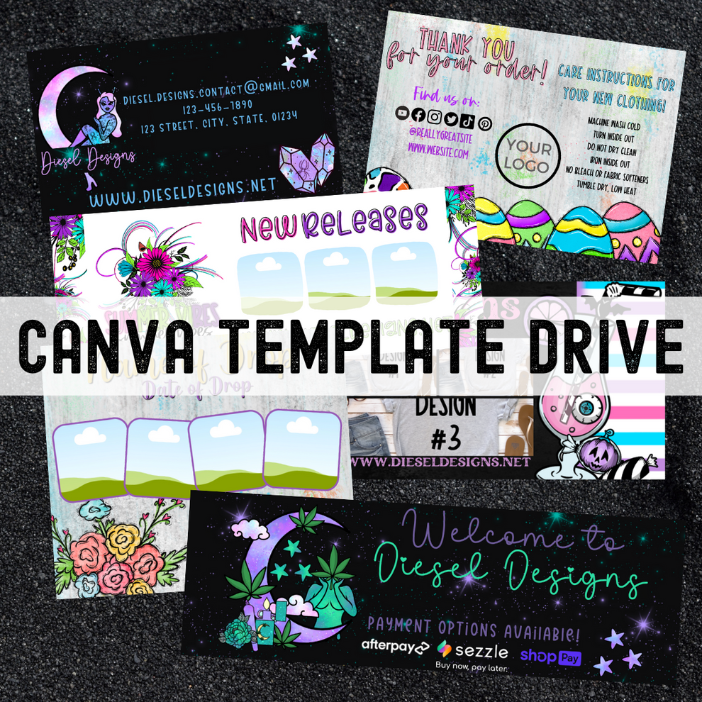 2025 Canva Drive | Editable Canva graphics | Drop Graphics | Thank you ...
